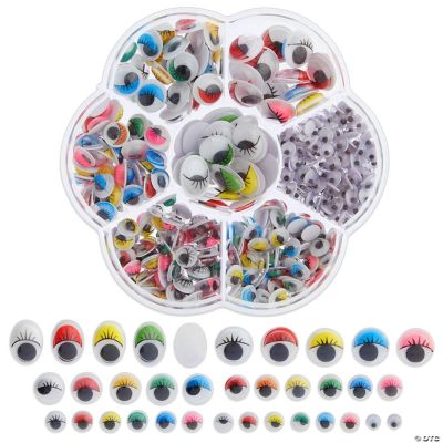 500 Pack Googly Eyes Self Adhesive for Crafts, Multi Colors and Sizes ...