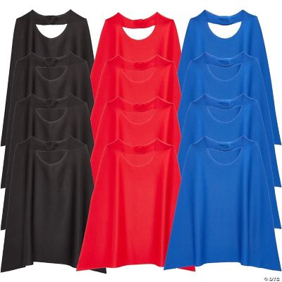 12-Pack Action Hero Dress Up Capes for Kids Halloween Party Costumes ...