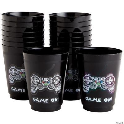 16 Pack Video Game Cups for Kids Gaming Birthday Party Supplies ...