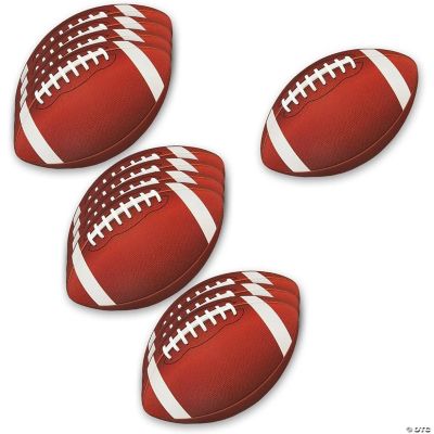 12-Pack Football Cutouts - Football Cutouts for Sports Themed ...