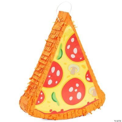 Pizza Pinata for Foodie Party Decorations, Birthday, 16.5 x 13.5 x 3 ...