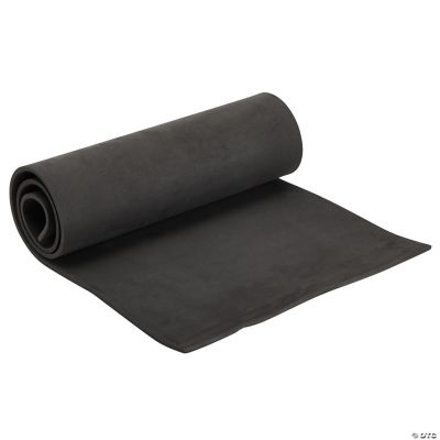 Black 5mm EVA Foam Roll for Crafts, High Density Sheet for Costumes ...