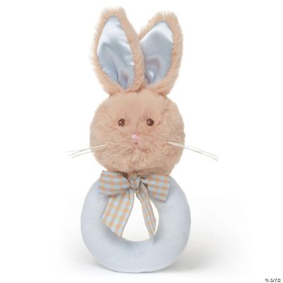 Baby Rattle Ring Bunny Blue 5.5" LIL' BUNNY TAIL Rattle/Ring | Oriental ...