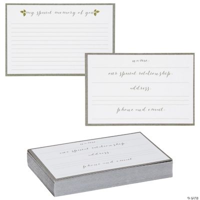 60 Pack Memorial Cards for Celebration of Life, Blank Sympathy Cards ...