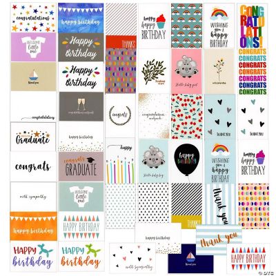 48 pack All Occasion Greeting Cards Box Set with Envelopes for Birthday ...