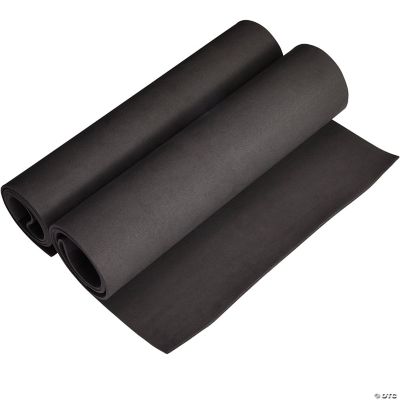 2 Pack Black EVA Foam Roll, 3mm High Density Sheets for Crafts, Cosplay ...