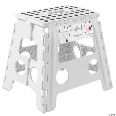 Casafield 13" Collapsible Folding Plastic Kitchen Step Foot Stool with ...