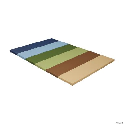 ECR4Kids SoftZone 6-Section Rainbow Runway Activity Mat, Earthtone ...