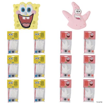 3" x 3" SpongeBob SquarePants™ Paint Your Own Character Craft Kit ...