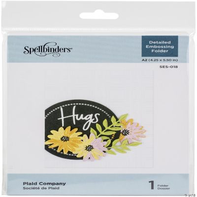 Spellbinders Embossing Folder-Plaid Company | Oriental Trading