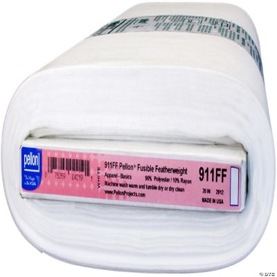 Pellon Fusible Featherweight Interfacing-White 20"X10yd | Oriental Trading