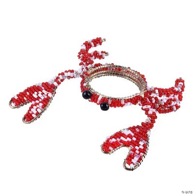 [SET OF 2] 2" Beaded Crabs Napkin Rings, Sparkling Napkin Rings ...