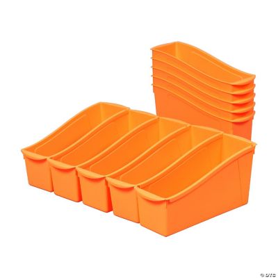 ECR4Kids Linking Book Bin, Neon Orange, 10-Piece | Oriental Trading