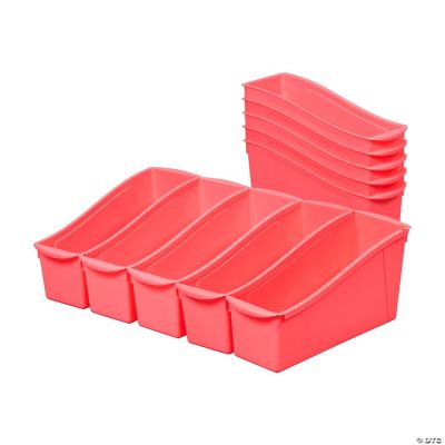 ECR4Kids Linking Book Bin, Neon Pink, 10-Piece | Oriental Trading
