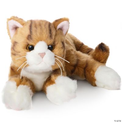 Tabby Plush Stuffed Animal Orange Striped Tabby Cat, Kitten 15 inch