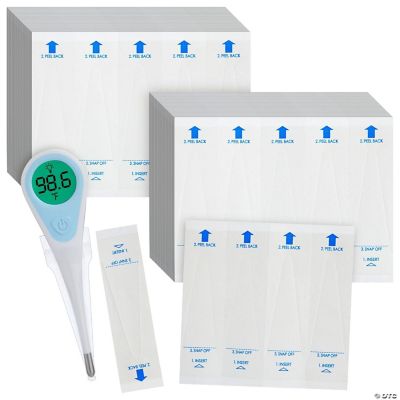 100-Pack Disposable Digital Thermometer Probe Covers - Oral, Rectal ...