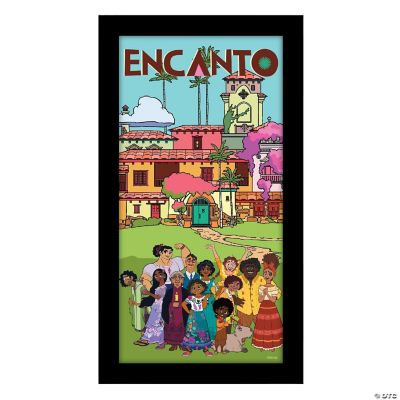 Disney Encanto Group 10 x 18 Inch Framed MDF Wall Art | Oriental Trading