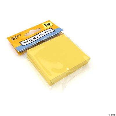 E-Clips USA Yellow Sticky Notes - 3 X 3 Inches, 100 Sheets , 60 Units ...