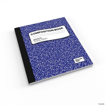 E-Clips USA Blue Marble Composition Notebook - Wide-Ruled, 7.5 X 9.8 ...