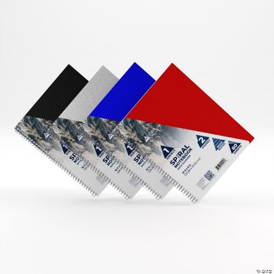 E-Clips USA Apex 1-Subject Spiral Notebook - 2 Pocket Dividers, 9 X 11 ...