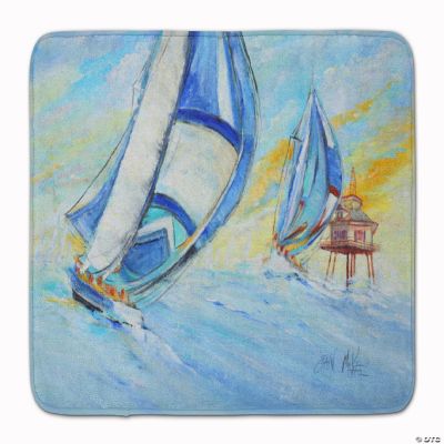 Caroline's Treasures Sailboats and Middle Bay Lighthouse Machine ...