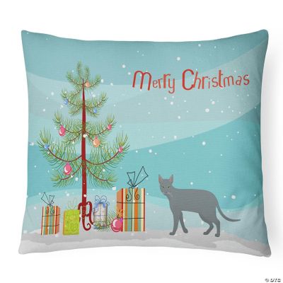 Caroline's Treasures, Christmas, Raas Cat Merry Christmas Canvas Fabric ...