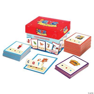 DUP Junior Learning CVC Builders Activity Cards, 48 Cards, Ages 4-5 ...
