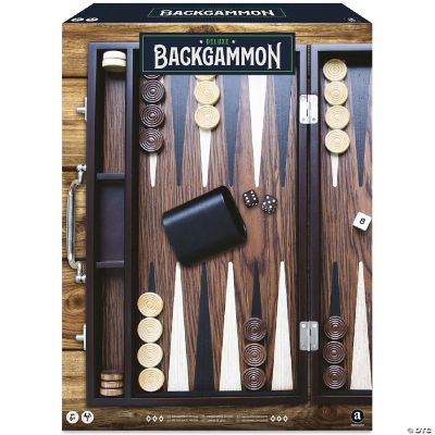 Merchant Ambassador Craftsman Deluxe Wood Backgammon Game Set | Oriental Trading