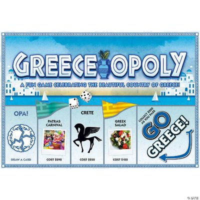 Late For The Sky: Greece-Opoly Monopoly Board Game