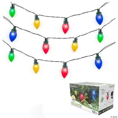 Touch Of ECO Solar LED String Lights 20ft Multi-Colored Outdoor Holiday ...