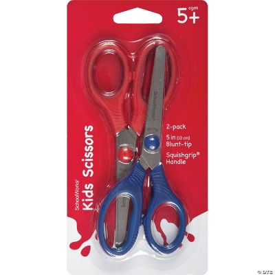 Fiskars Schoolworks Kids' Squishgrip Scissors 5" 2/Pkg-Blunt Tip ...