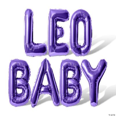 LEO BABY Letter Balloon Banner for Birthday Party Decorations ...