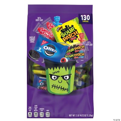 46.7 oz. Sour Patch Kids ® , Swedish Fish ® & Oreo ® Monster Mix – 130 Pc.