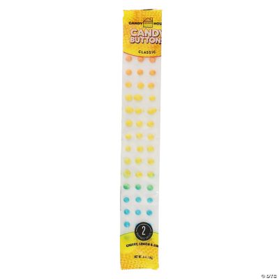 12 oz. Candy Buttons Classic Strips of Fruit-Flavored Candy - 24 Pc. | Oriental Trading