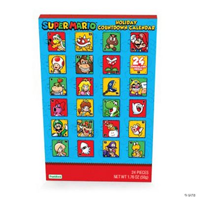1.76 oz. Frankford Super Mario Bros.™ Holiday Countdown Calendar - 24 ...