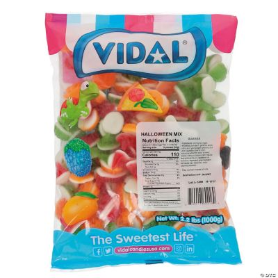 2.2 lbs. Vidal® Halloween Gummy Candy Variety Mix – 222 Pc. | Oriental ...