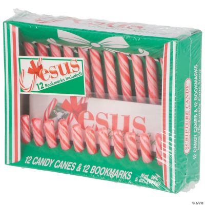 24 Pc. 6 1/2" Scripture Candy™ Holiday Candy Cane & Religious Bookmarks ...