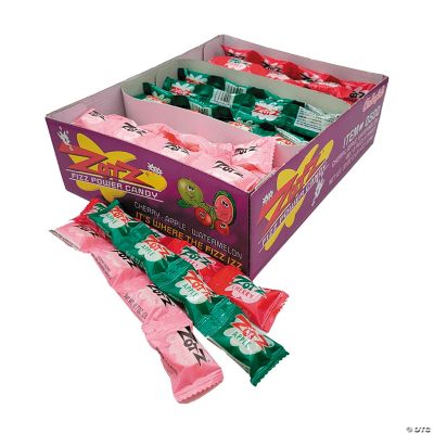 33 oz. Zotz® Fizz Power Sour Cherry, Apple & Watermelon Hard Candy – 48 ...