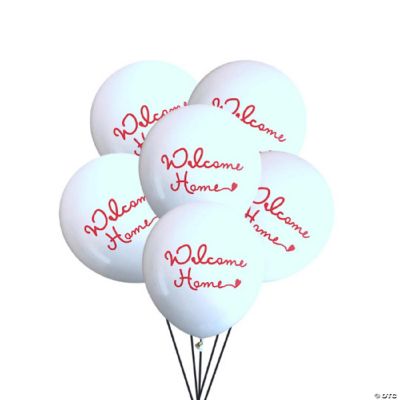 12 PACK Welcome Home Balloons - Housewarming Party & New House Decor
