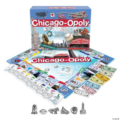 Late for the Sky: Chicago-Opoly Monopoly Board Game | Oriental Trading