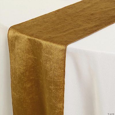 12"x107" Premium Velvet Table Runner Wedding Party Linens Decorations ...