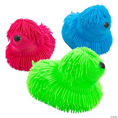 8 1/2" x 6" Squishable Rubber Noodle Puffer Dogs Assortment - 6 Pc ...