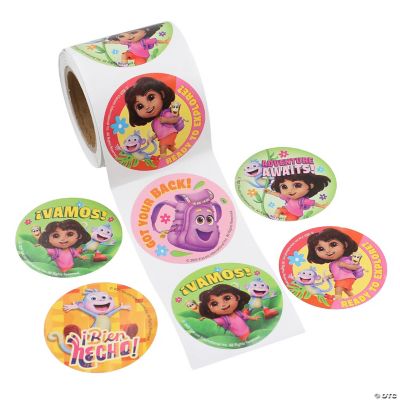 1 1/2" Dora the Explorer™ Characters Sticker Roll – 100 Pc. | Oriental ...