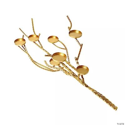 Gold 3 feet Metal Manzanita Tree Branch Candelabra CANDLE HOLDERS ...