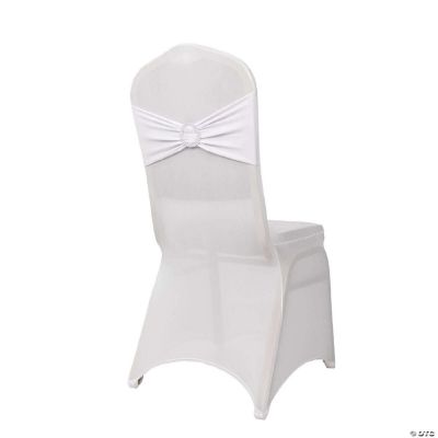 Banquet Stretch SPANDEX CHAIR COVERS Sash Band Wedding Reception ...