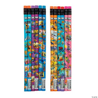 7 1/2" Dog Man ® Character Wood Pencils - 36 Pc.