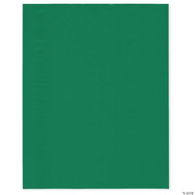 Plymor 8" x 10" (Pack of 200), Green 2 Mil Flat Open Plastic Poly Bags