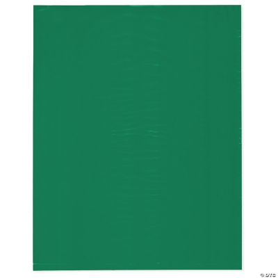 Plymor 12" x 15" (Pack of 100), Green 2 Mil Flat Open Plastic Poly Bags