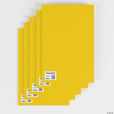 E-Clips USA Yellow Foam Boards - 20 X 30 Inches , 25 Units | Oriental ...