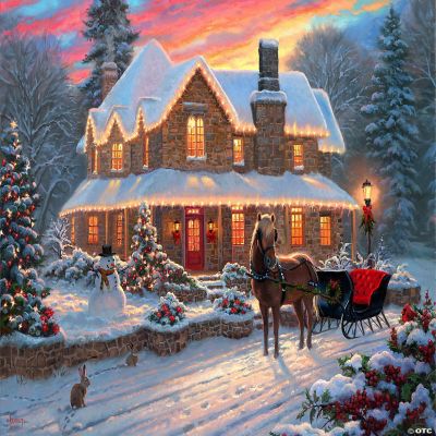 Sunsout Christmas Greetings 1000 pc Jigsaw Puzzle